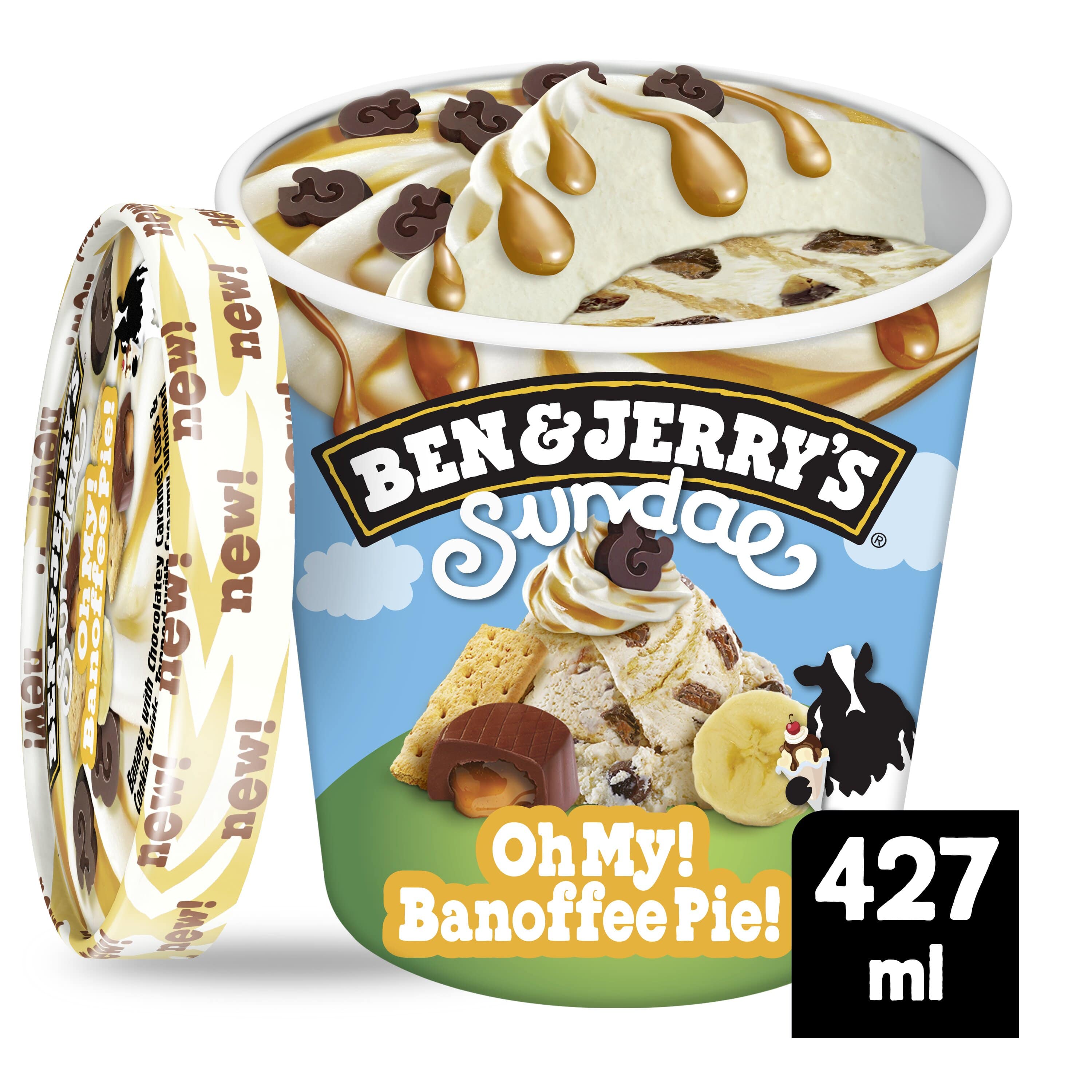 Ben & Jerry's Sundae Oh My! Banoffee Pie! 427ml