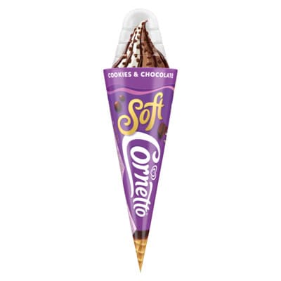 NEW Cornetto Soft Cookie & Chocolate | #1 Filled Cone Brand