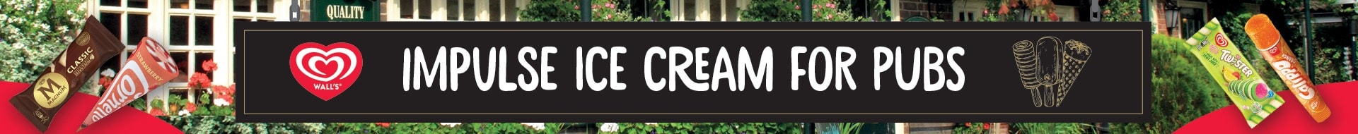 Wall’s Impulse ice cream for Pubs