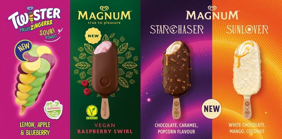 Wall’s New ice cream flavours revealed