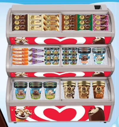 Wall’s 2025 Winter Ice Cream Freezer Planograms